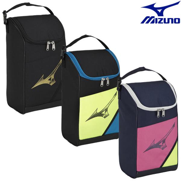 シューズ収納はもちろん多彩な用途に対応可能■品番：63JM3005■商品名：マルチシューズケース■カラー：　87：ネイビー×ピンク　90：ブラック×ゴールド　94：ブラック×ライム■サイズ：L18×W13×H33cm■素材：ポリエステル(裏...