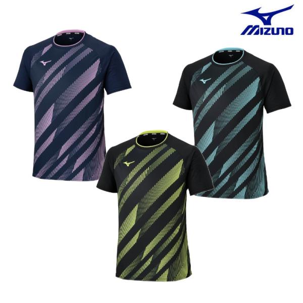 ■品番：82JAC102■商品名：ゲームシャツ■カラー：　14：ドレスネイビー　92：ブラック×ブルー　94：ブラック×イエロー■サイズ：XS〜2XL■素材名：ポリエステル100％■生産地：中国製■機能：★ミズノクイックドライプラス吸汗速乾...
