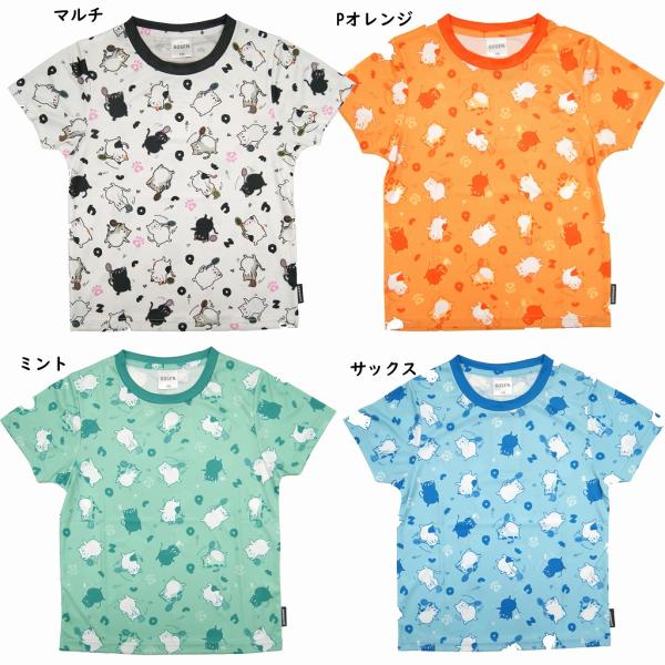 ゆうパケット1通で2点まで配送可能です。ポリエステル100%のサラサラ素材。汗をかいてもすぐ乾きます。■品番：NPT28■商品名：バドミントンパーティ■カラー:サックス(12)マルチ(99)Pオレンジ(4)ミント(40)■サイズ：130・1...