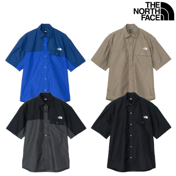 THE NORTH FACEのアイコニックな肩切り替えのデザインを、ショートスリーブシャツに落とし込んだ1着。■品番：NR22552■商品名：ショートスリーブヌプシシャツ■カラー：　TE：TNFブルー×エステートブルー　CK：クラシックカー...