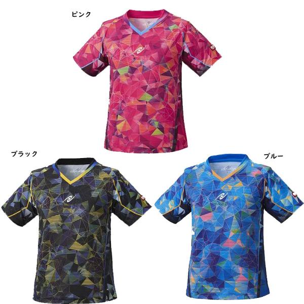ミックスでも着よう！ポリゴンスタイル柄が、上品な華やかなさを演出します。静電気を防ぐ縫製糸を使用（両脇）しています。男女兼用タイプ『ムーブステンド（NW-2191）』とミックスダブルスで着用できます。 ■品番：NW2192■商品名：レディー...