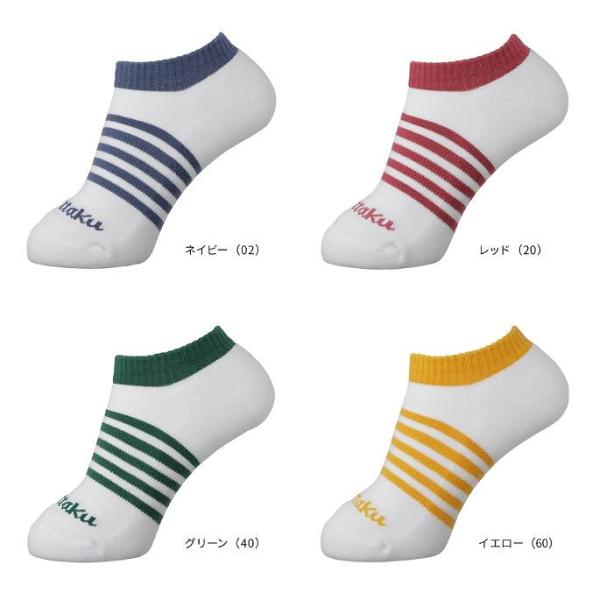 5本ラインは流行のくすみカラー！多色買いもオススメ！ホールド感のあるY字ヒールとフィット感に優れるハイゲージで機能性も◎■品番：NW2714■商品名：ライゴソックス■カラー：ネイビー（02）、レッド（20）、グリーン（40）、イエロー（60...