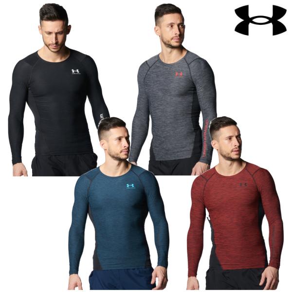 ※体に密着する商品のため返品交換はお受けできません■品番：1378352■商品名：UAヒートギアアーマー ロングスリーブシャツ■カラー：　001：Black　035：Steel　414：Static Blue　638：Chakra■サイズ：...