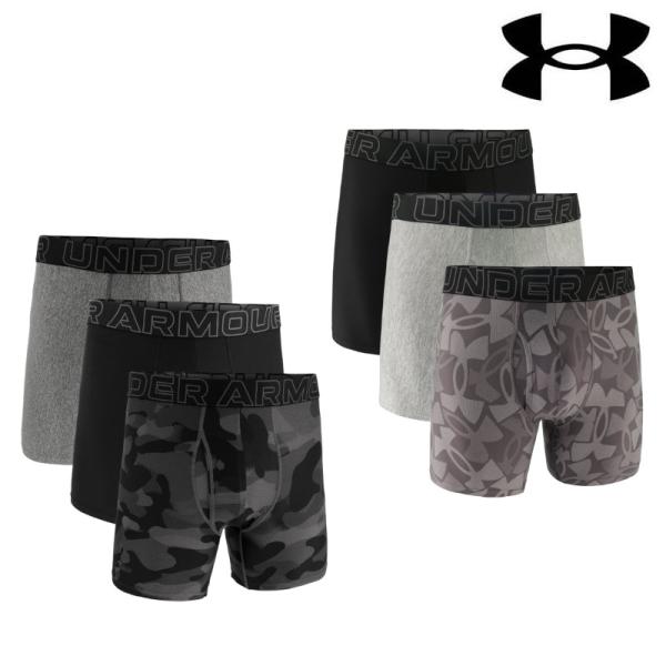 ■品番：1387415■商品名：UAパフォーマンステック ノベルティ 6インチ アンダーウェア（3枚セット）■カラー：　001：Black/Black/Castlerock　035：Steel/Steel Full Heather■サイズ：...