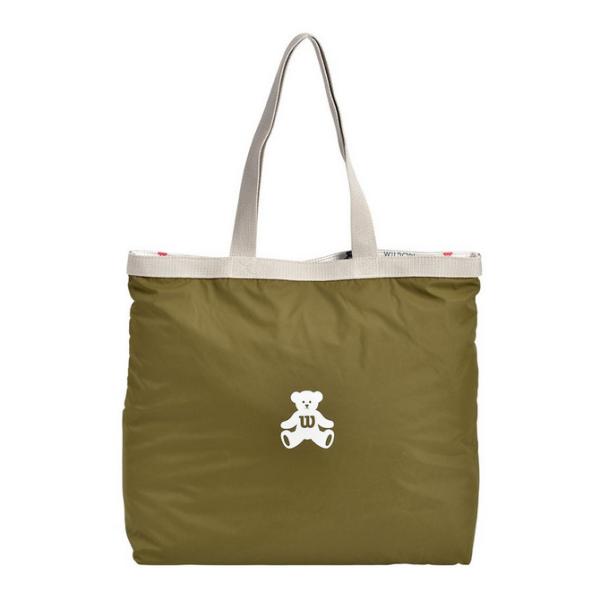 ■品番：WR8015303001■商品名：ONE BEAR TOTE■カラー：オリーブグリーン■サイズ：14×40×39cm■素材：ナイロン■収納：ラケット1本■仕様：・肩に掛けたままでも中の荷物を出し入れしやすいアウトポケット。・ラケット...