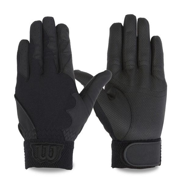 品名：ディマリニ 片手用　守備用手袋カラー：ブラック(WTAFG0202)サイズ：左手用(LH)、右手用(RH)S(21-22cm) / M(23-24cm) / L(25-26cm) / XL(27cm) 素材/合成皮革、ポリエステル※高...