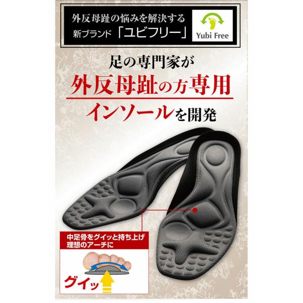 外反母趾は女性（レディース）に多く見られる、足指が内側に曲がって痛みや足の疲れを引き起こす原因となります。多くは女性（レディース）ですが、男性（メンズ）にも外反母趾は起こります。ヒールの高い靴爪先が狭い靴で足裏や親指の付け根（外側）に痛みを...