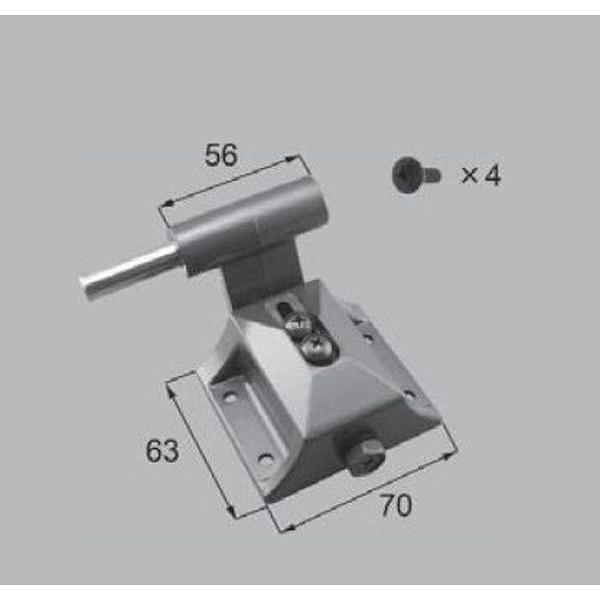 送料込み 新日軽 エクステリア 補修部品 門扉 持ち送り 75 角門柱用ヒンジ( 上) 持ち送り( 調整金具) 8H192A