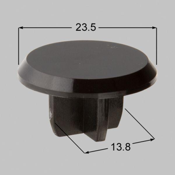 部品名 :  ヒンジキャップφ13用　BK品種 :  ヒンジ商品コード :  KAG22130A色 :  ブラック内容物 :  本体(KAG22130A)×１