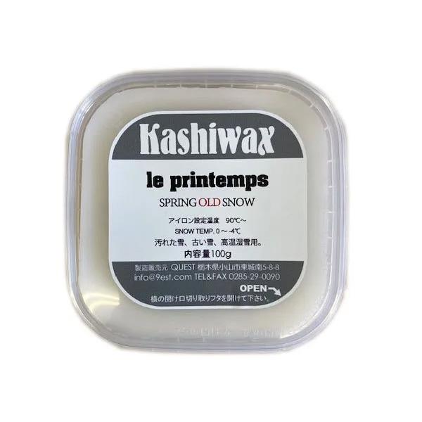 春雪用の新型ワックス le printemps（プランタン）。こちらは「OLD SNOW」用です。古い雪、汚れた雪をターゲットとしています。