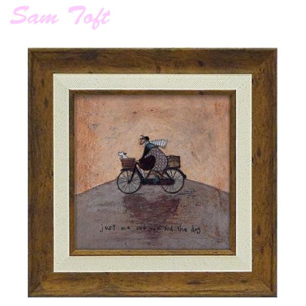 イギリスの作家サムトフトのアートフレーム【ボクとキミとイヌと】です。サムトフトの不思議な世界は優しい雰囲気で癒されます。絵の表面に透明のゲルを使って凹凸加工を施し、油絵のような質感を出しています。ガラスを使用していない額縁なので割れる心配が...