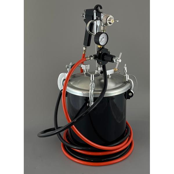 ●塗膜厚の必要な大面積を連続で　塗装する場合威力を発揮いたします。●ガン・塗料ホース・エアーホース・パッキン等の補修　パーツ等を別途販売しておりますので、末永く　安心してご使用が可能です。〈仕 様〉●ノズル径：2.0mm●タンク容量：10リ...