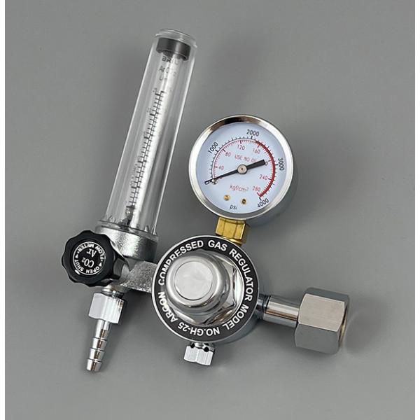 ●TIG溶接に必要なアルゴンガス用圧力調整器になります。　※国産規格のアルゴンガスボンベに問題なく　接続できますので、ご安心ください。〈仕 様〉●適合ガス： Ar(アルゴンガス) ●最大流量 25リッター/分●ホース接続口：3分（内径8.5...