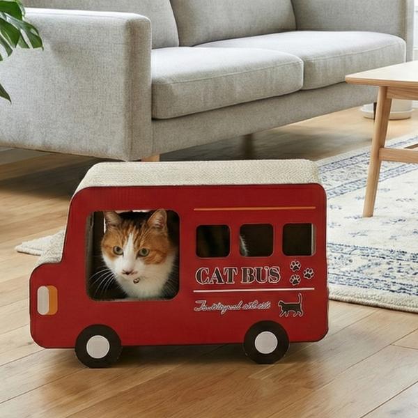 サイズ：約 幅45×奥行23×高さ27cm素材：紙（段ボール）重量：約 1kg耐荷重：約 6kg生産国：中国商品組立の有無：完成品でお届けです。送料無料（離島…別途見積もりです。詳しくはお問い合わせください。）配送：玄関渡しキーワード：猫 ...