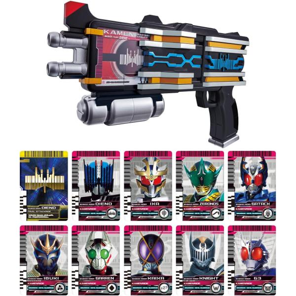 2009年に発売された「変身装填銃 DXディエンドライバー」が、セット内容とパッケージデザインを新たに『SUPER BEST』シリーズから登場！！◆付属のライダーカードを装填、スライドアクションで待機音発動！◆トリガーを引いて、仮面ライダー...