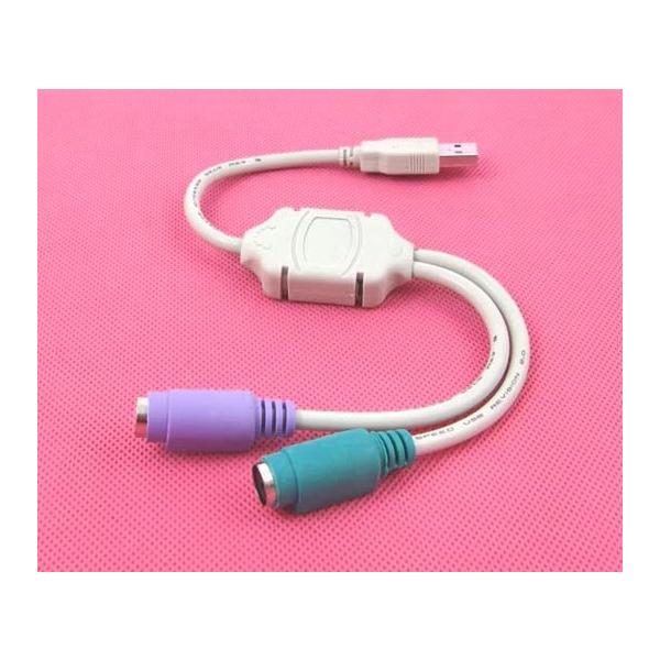 USB−PS/2マウス&キーボード2分岐変換ケーブル :A047:直店.com - 通販 - Yahoo!ショッピング