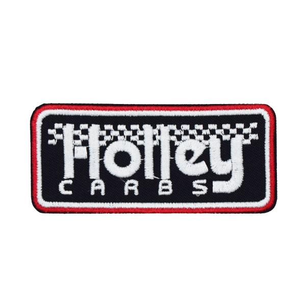 HOLLEYブラックロゴワッペン<BR>小さめサイズなので、他ブランドとのワッペンカスタムが楽しめます！<BR>お気に入りの服や小物に貼りまくっちゃって下さい<BR>裏面に接着糊がついてますので、アイロン...
