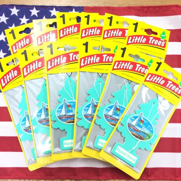 [メール便送料無料]  8. 【Bayside Breeze (ベイサイドブリーズ)】Little Trees 12個set / エアフレ 芳香剤 エアフレッシュナー 吊り下げ リトルツリー アメリカン雑貨★只今、Yahoo出店10周年記念...