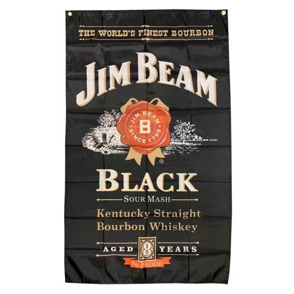 バーボンウィスキーでは知名度が高く、コマーシャルなどでもおなじみの、Jim Beam ジムビーム フラッグです！ショップやガレージ・お部屋に！収納などの目隠しとしてもインパクトがあってかっこいいです。サイズ：約 148×86cm※多少の誤差...