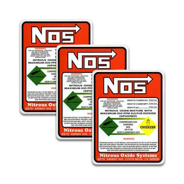 『Nitrous Oxide Systems』の頭文字をブランド名とする『NOS』。ちょうど350mlのアルミ缶に張れるサイズになっていますので、画像のようにアルミ缶に張ってディスプレーも楽しめます。もちろんその他お好きな所へのステッカーチ...