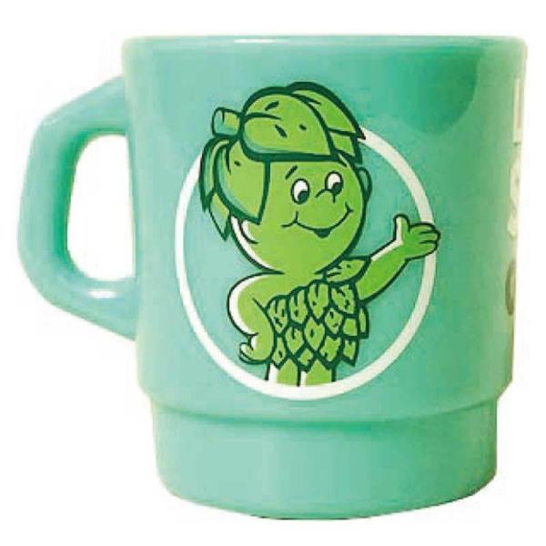 アメリカンなデザインが可愛い、 プラスティック製スタッキングマグカップです！アンティークグラス風のミルキーカラーがおしゃれです。積み重ねやすい形状なので、収納にも困りません。プラスチック製なので、お手軽にお使いいただけます。ちょっとしたプレ...