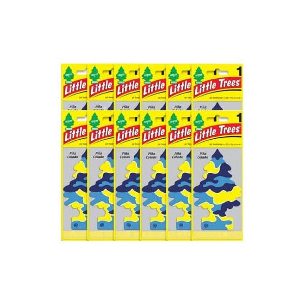 [メール便送料無料]  25. 【Pina Colada (ピニャコラーダ)】Little Trees 12個set / エアフレ 芳香剤 エアフレッシュナー 吊り下げ リトルツリー アメリカン雑貨★只今、Yahoo出店10周年記念といたし...