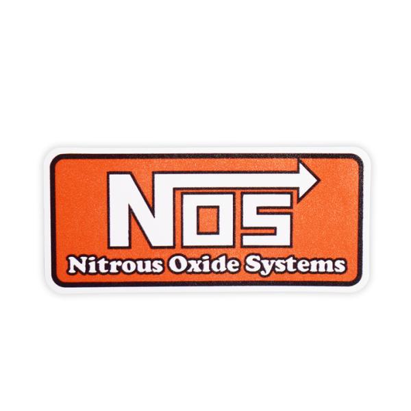 Holley Equipの子会社でNitrous Oxide Systemsで有名なNOSのロゴデカール。映画「ワイルドスピード」で一般での知名度が上がりました！アメリカではNOSブランドでエナジードリンクも発売されているほど、メジャーなブ...