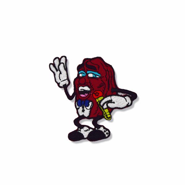 人気アメキャラからカルフォルニアレーズンのワッペンです。ジャケットやカバンなど好きなところにカスタムしてお楽しみください！裏面に接着用糊が付いていますので、アイロンでの簡単貼付けが可能です。※より本格的に貼付けて頂く為に縫い付けをオススメし...