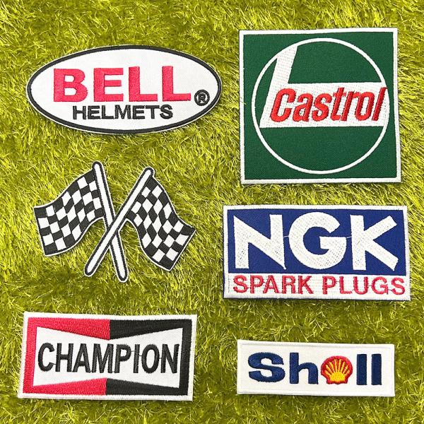 厳選ワッペンセット [モーターズ] 6枚setでございます。バイク、レース 、モーターファンには特にお勧めのお品でございます。ジャンパーや帽子、カバンなどにつけてお楽しみください。カラフルでとてもNiceなデザインです。※より本格的に貼付け...