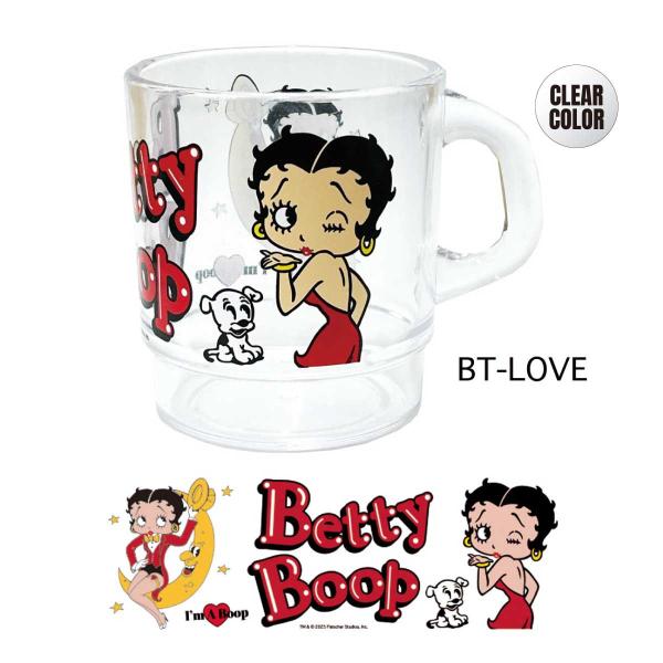 ロングセラーアイテム『Milky Stacking Mug Cup』に 新柄が入荷！キュートなベティちゃんがさらに可愛くパワーアップしてお目見え♪透明感のあるアンティークガラス風のクリア素材は、飲み物の色合いをオシャレに見せてくれ、残量の確...