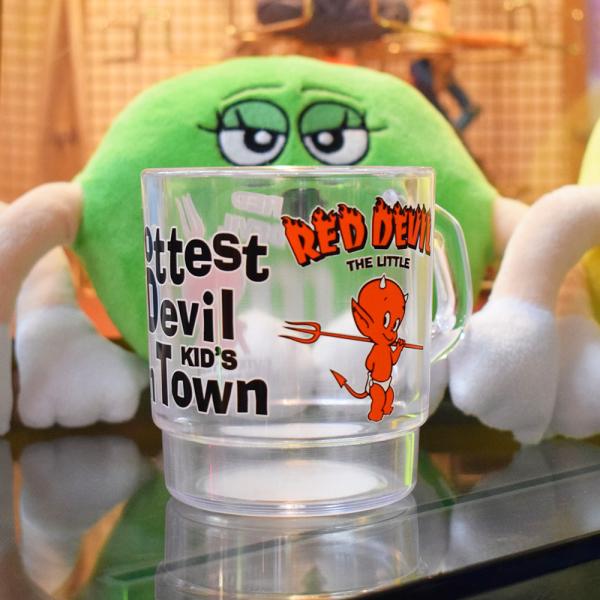 ロングセラーアイテム『Milky Stacking Mug Cup』に 新柄が入荷！かわいいリトルデビル！透明感のあるアンティークガラス風のクリア素材は、飲み物の色合いをオシャレに見せてくれ、残量の確認もできてとっても便利。プラスチック製で...