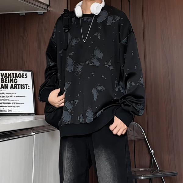 【商品名】トップス【素材】混紡【カラー】ブラック、ホワイト※※サイズ参考(cm)※※M---------着丈70/バスト118/肩幅60/袖丈55L----------着丈71/バスト122/肩幅61/袖丈56XL(LL)----着丈73/...