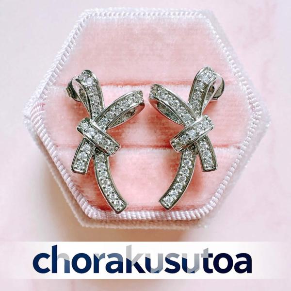 キュービックジルコニアがキラキラ輝く?chorakusutoaGlitering accessories?お顔周りが華やかになるアイテムです。??カラー:シルバー?素材:キュービックジルコニア?     銅?  silver925（ポスト部...