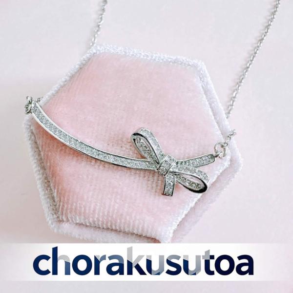 素材:silver925  キュービックジルコニアカラー:シルバーサイズ:40cm +5cm   約6.5cm×1cm（ペンダントトップ）※ 撮影時のライティング、PCやスマートフォンなどお使いのモニター環境により、商品画像の色味や質感が実...