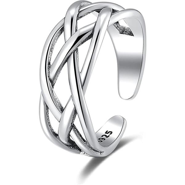 説明  Size: These rings are made of alloy with silver plated surface, adjustable size Design: Can be worn alone or stacked...