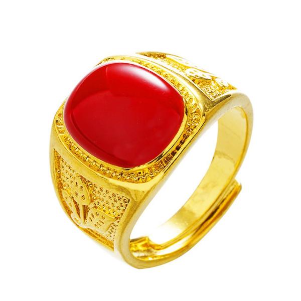 説明  特徴:材質:メタル/真鍮スタイル:ヴィンテージ性別:男性ルビー、 贅沢でいっぱい.Its a great gift for yourself.or male friends.include:1 x Ring