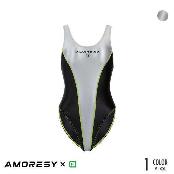 ＼2026年・コラボ商品／コスホリック × AMORESY コラボ商品第3弾ついに登場！SLIKTEX CLASSIC素材（AMORESYのオリジナル素材）を使用し、抜群の伸縮性と快適な着心地が特徴です。シルバーとブラックの配色の妙でアナタ...