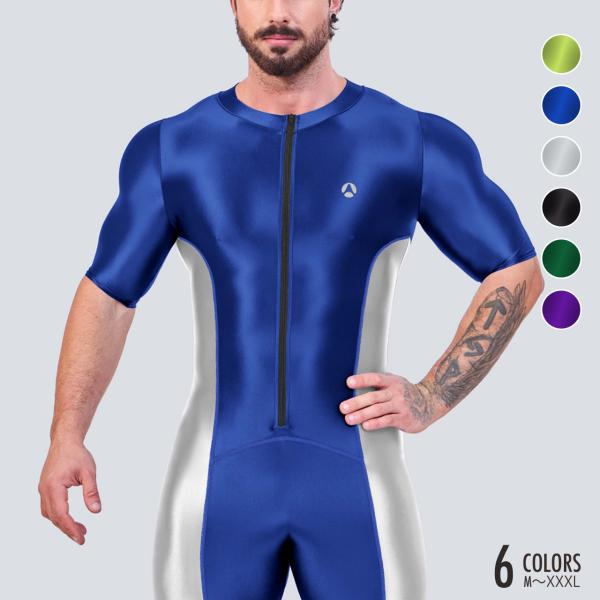 ＼New スキンスーツ／トライアスロンウェアから着想を得たデザインで、スピード感と快適さを両立。程よい着圧で体をサポートし、日常を特別な時間へと変えてくれます。光沢のある生地が動きにフィットし、どんな瞬間でもスタイリッシュに演出してくれてア...