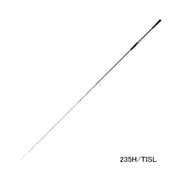 ◆235H/TISL潮流の速いエリアや、水深のあるポイントを積極的に攻略するためのハイレスポンスモデルが、235H/TISL。20号クラスのテンヤを的確に操作できる張りと反発力を備えながら、CTSチタントップが微細なアタリをしっかりと可視化...
