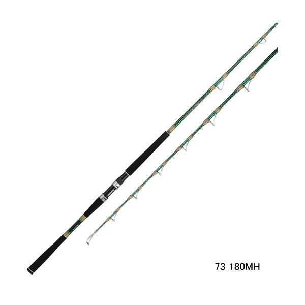 ◆マダラ、ブリ、秋アジ、ヒラメから根魚まで。錘負荷が高い釣り物に対応しつつも操作性抜群のショートレングスシリーズ。粘りがある グラス素材ながら、チューブラーによる軽量性を有し、喰い込み重視かつバラシ軽減など求められる要素を実現している。20...