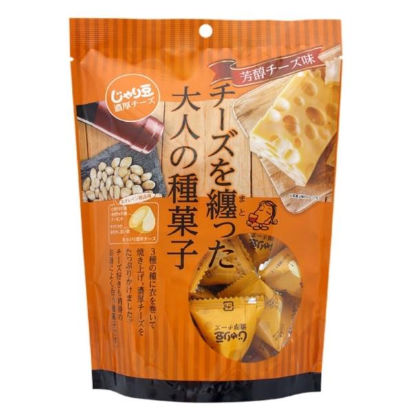 ひまわりの種、かぼちゃの種、アーモンドをに衣をまいて焼きあげました。オレイン酸たっぷりで美容にも最適です。チーズたっぷりの濃厚チーズはチーズ好きも納得の濃厚さ！おつまみ、おやつにピッタリです。【 原材料名 】種子（ひまわり、かぼちゃ、アーモ...