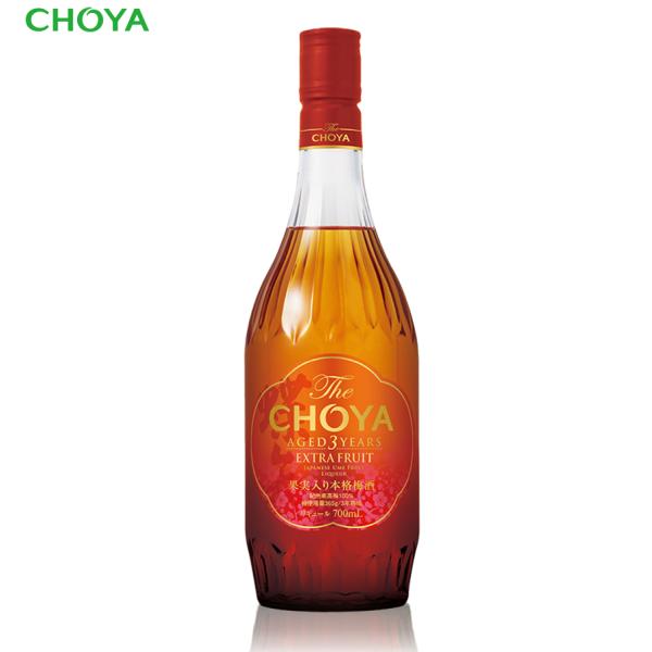 The CHOYA AGED 3 YEARS 「EXTRA FRUITエクストラフルーツ」 今までは海外・免税店向けに製造販売されて いたため、国内では入手困難な商品でしたが、 このたび蝶矢庵にも入荷しました！３年以上じっくり熟成させた梅酒...