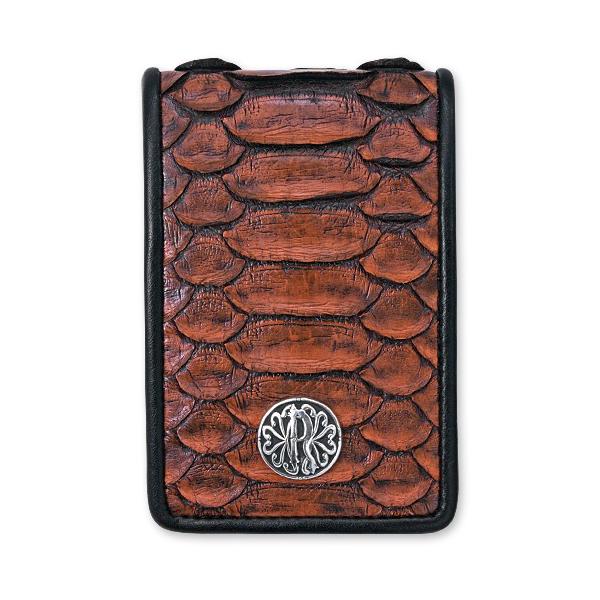 ■サイズ■タテ95.0mm×ヨコ65.0mm※閉じた状態■材質■・ボディ：パイソン・ライニング(内側)：イタリアンレザー・スナップ：スターリングシルバー■付属品■・当店発行の購入証明書・純正保証書・純正BOX・Pelle Conciata ...