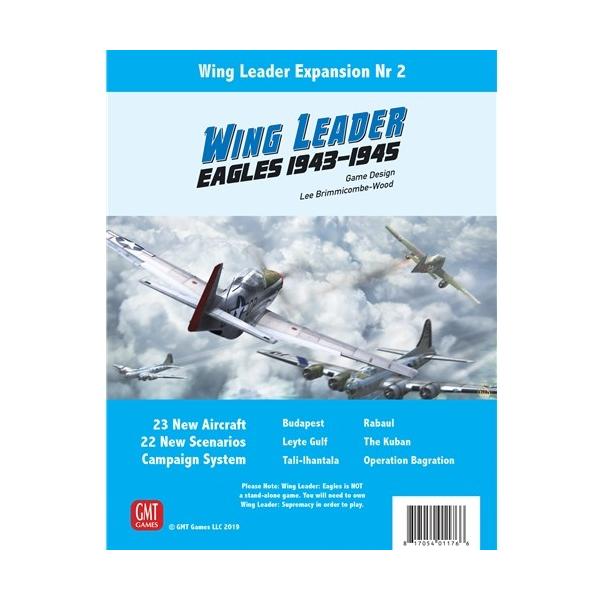 英語版で和訳は付属しません。Wing Leader: Eagles is the second expansion for GMT’s Wing Leader system. Eagles adds more aircraft, and m...