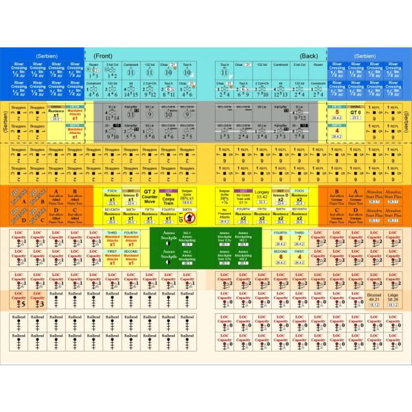 ・英語版で和訳は付属しません。 These are counters that Mike created as part of an update project for 1914 OaO and 1914 SmS. They includ...