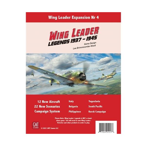 英語版で和訳は付属しません。Wing Leader: Legends 1937-1945 is the fourth expansion for GMT’s Wing Leader system. In Legends, we seek t...