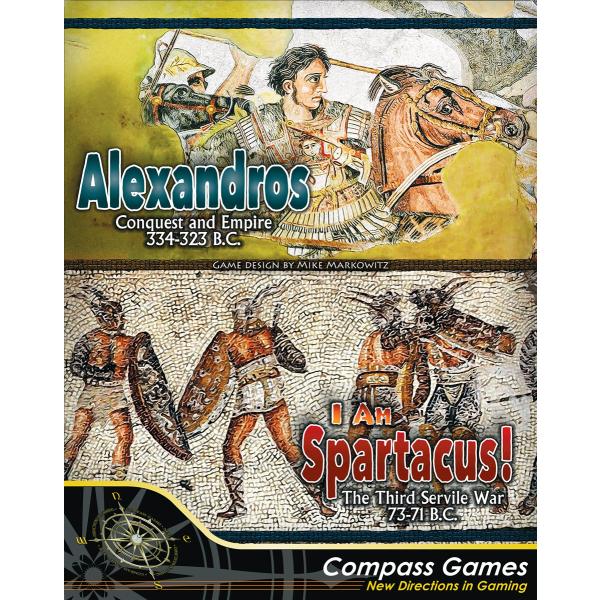 ・英語版で和訳は付属しません。Alexandros and Spartacus features not one but two great ancient games designed by Mike Markowitz that ori...