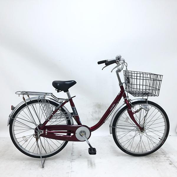 ◇ ◆ ◇ ◆ ◇ 商 品 情 報 ◇ ◆ ◇ ◆ ◇【外観ランク】　Bランク【リユース・中古】　軽快車【メーカー】　国内メーカー【タイヤ】　　24インチ【ギア】　　　なし【カラー】　　レッド系LEDオートライトローラーブレーキキャリアクラ...