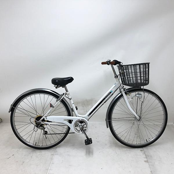 ◇ ◆ ◇ ◆ ◇ 商 品 情 報 ◇ ◆ ◇ ◆ ◇【外観ランク】　Bランク【リユース・中古】　シティ車【メーカー】　国内メーカー【タイヤ】　27インチ【ギア】　外装6段【カラー】　ホワイト系LEDオートライトローラーブレーキ1本スタンド...