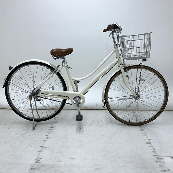 ◇ ◆ ◇ ◆ ◇ 商 品 情 報 ◇ ◆ ◇ ◆ ◇【外観ランク】　Bランク【リユース・中古】　軽快車【メーカー】　ブリヂストン【タイヤ】　　27インチ【ギア】　　　内装3段【カラー】　　ホワイト系LEDオートライトローラーブレーキステン...